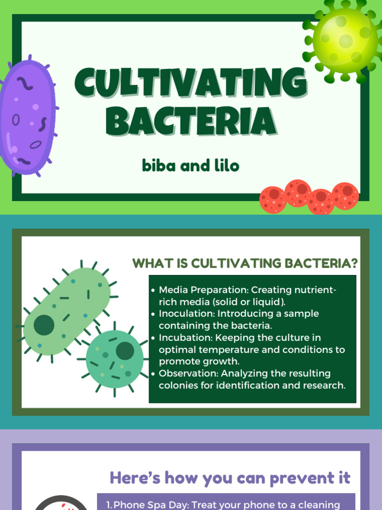 Cultivating Bacteria-1 | PDF