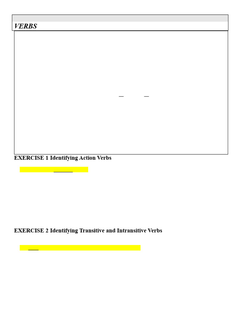Grammar Module 3 Work | PDF | Adverb | Verb