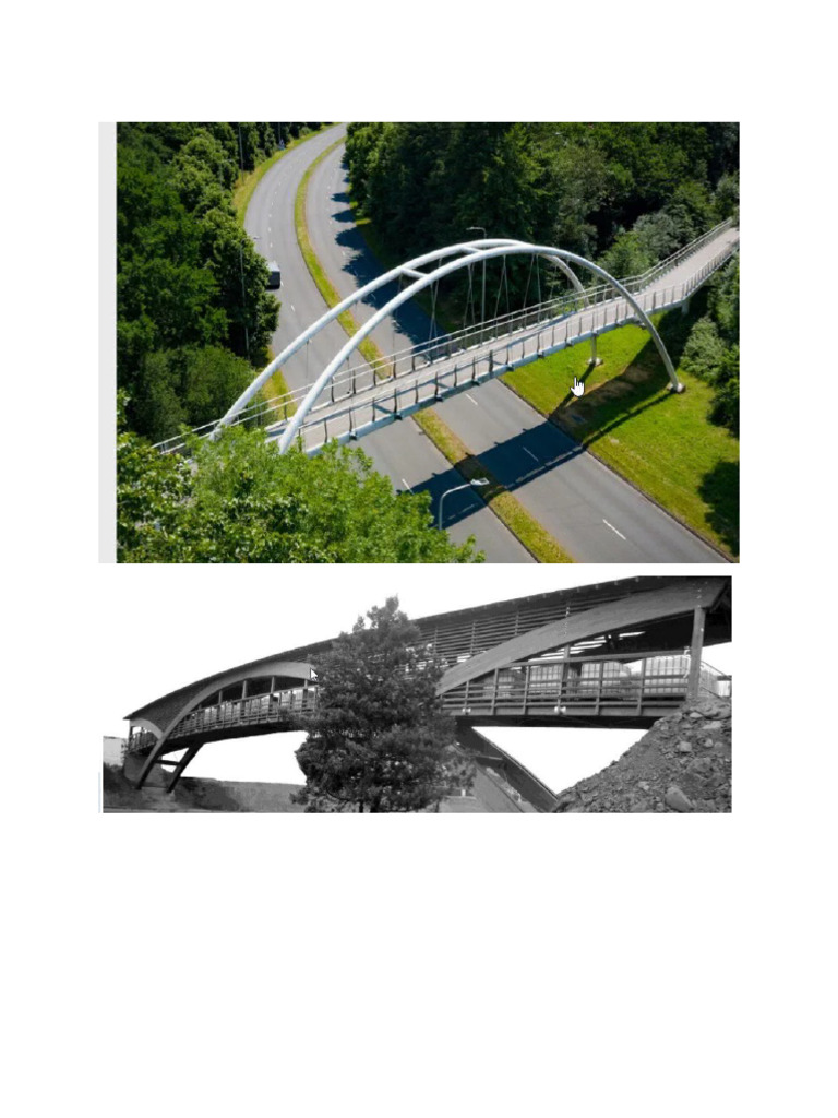 Footbridge Notes For Arch Timber | PDF