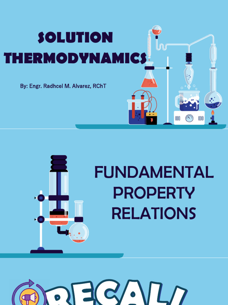 Fundamental Property Relations | PDF | Gibbs Free Energy | Thermodynamics