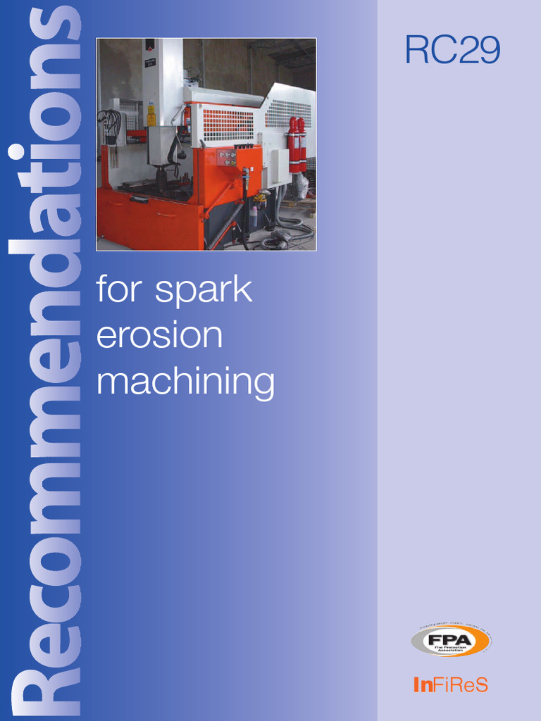 RC29 Recommendations For Spark Erosion Machining | PDF | Electricity ...
