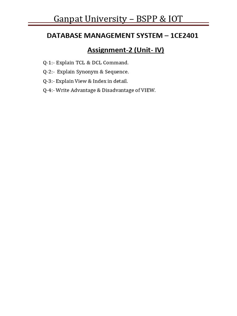 1CE2401 - Assignment - 02 | PDF