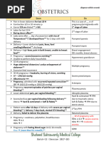 Obstetric and Gynecologic Diagnosis Guide | PDF | Childbirth ...