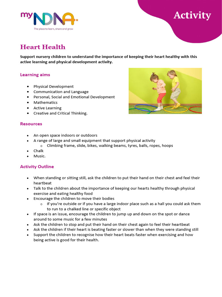 Activity Heart Health | PDF