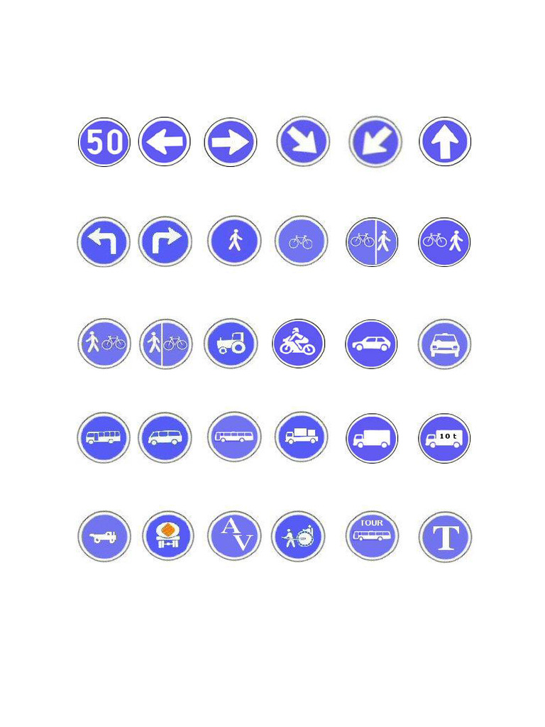 All Road Signs | PDF | Traffic | Traffic Light