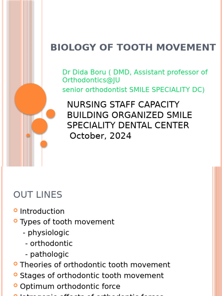 Biology of Tooth SSDC | PDF | Human Tooth | Orthodontics