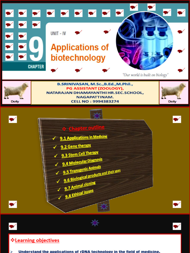 12th EM L 9 Applications of Biotechnology | PDF | Elisa | Polymerase ...