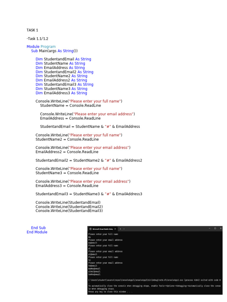 TASK 1 | PDF | Computer Programming | Software Engineering