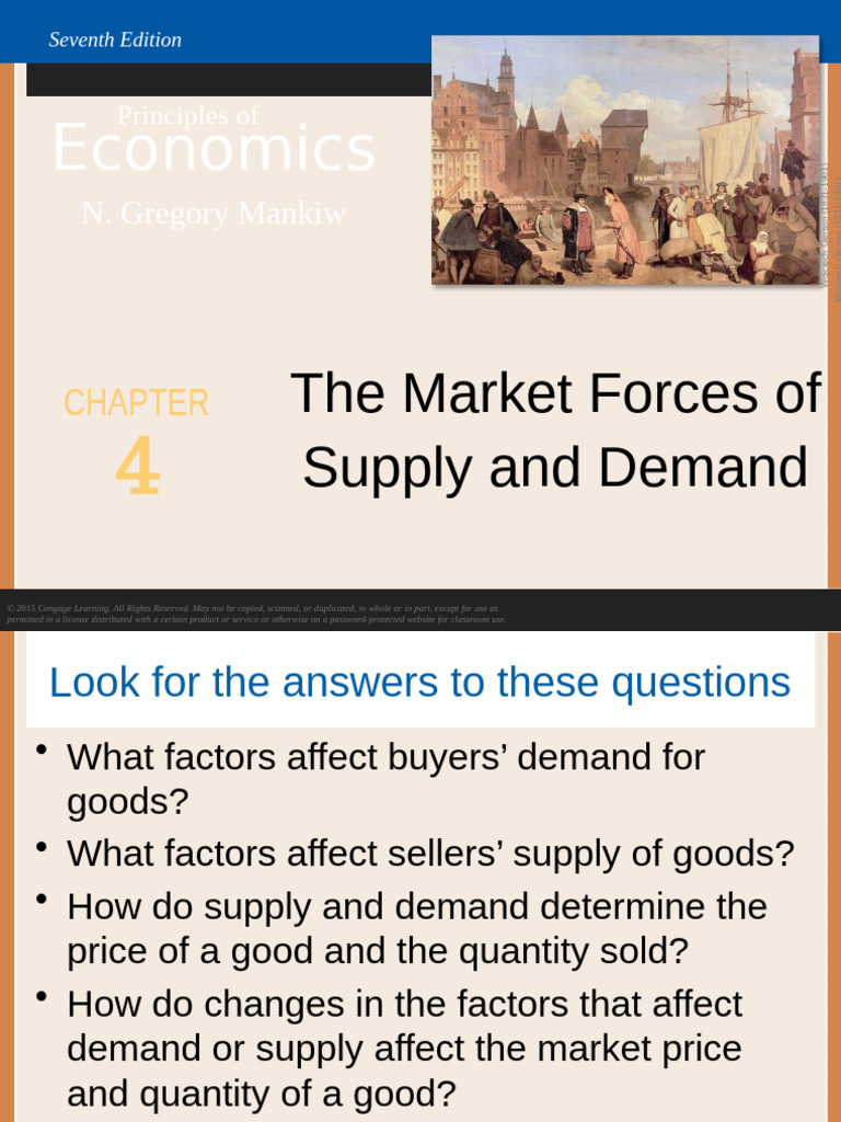 CH 04 The Market Forces of Supply and Demand | PDF | Demand | Demand Curve