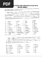 Grade 8 Mid-Term Exam Papers & Answers | PDF