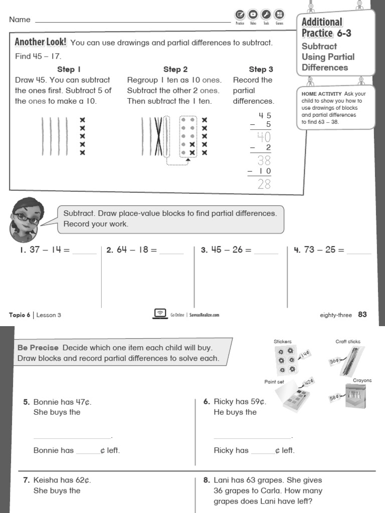 Printable Additional Practice | PDF