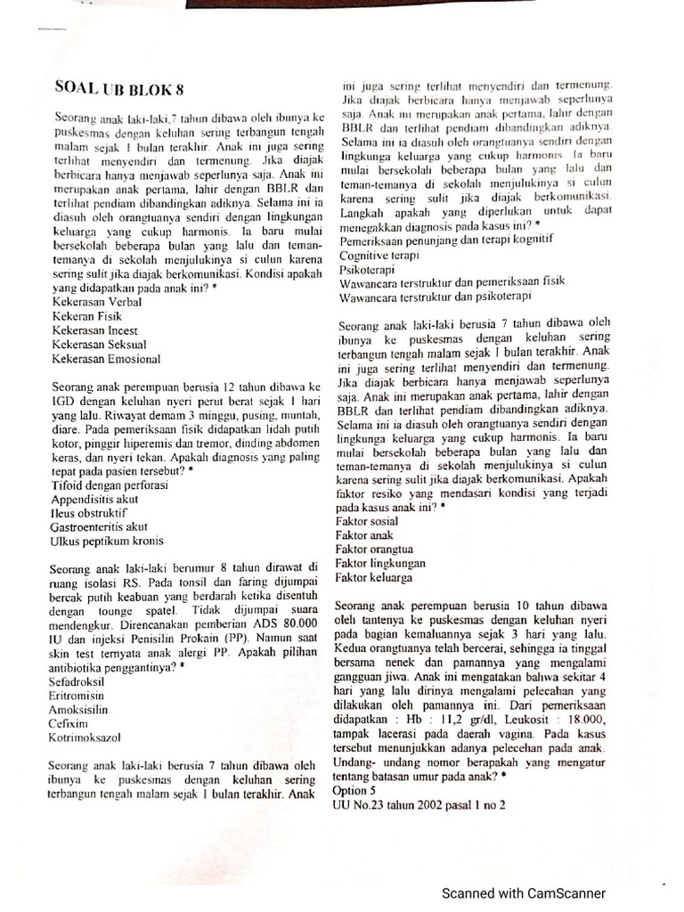 Soal UAS Metpen (Fixed) | PDF