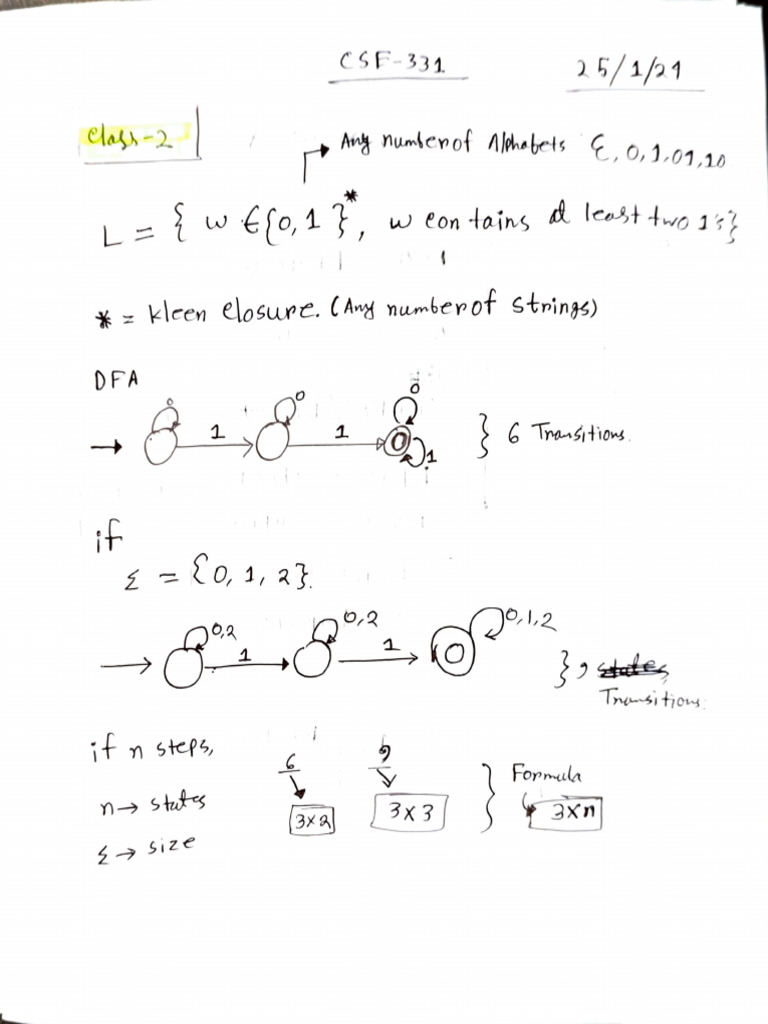 Cse331 Mid All Lectures | PDF