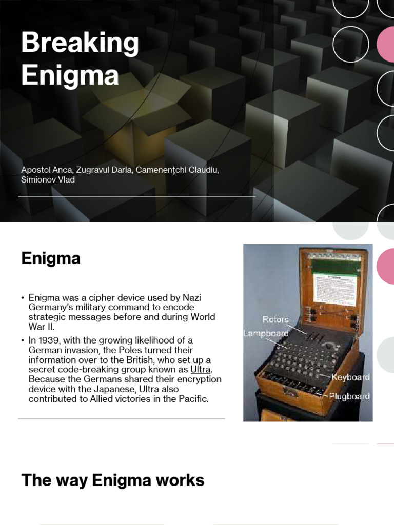 Breaking Enigma | PDF | Machines | Signals Intelligence