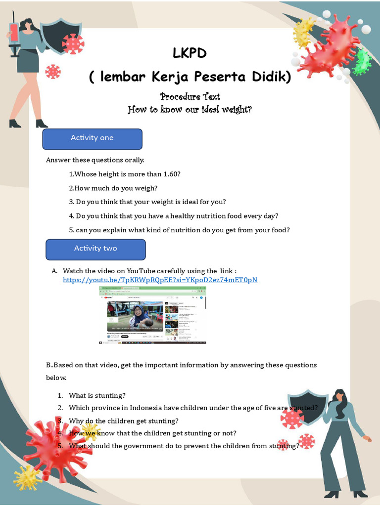 LKPD For WP Procedure Text | PDF | Career & Growth