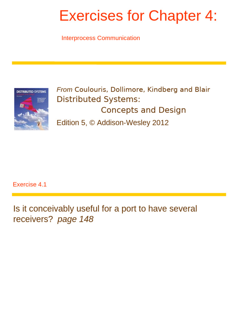 Exercises 4 | PDF | Multicast | Port (Computer Networking)