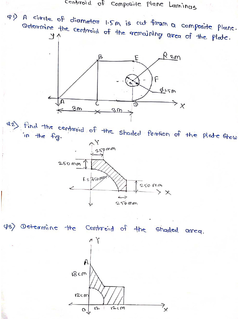 EM Assignment No. 3 Centroid | PDF