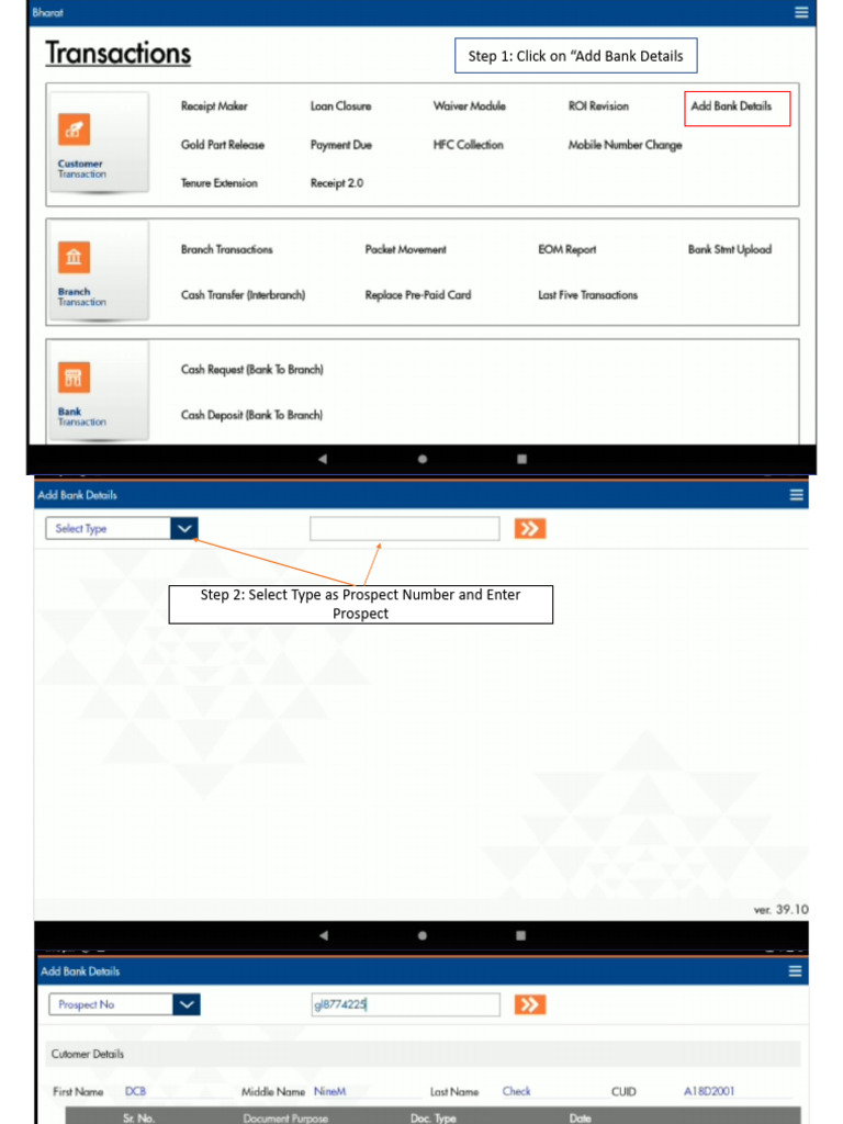Add Bank Details PDF | PDF | Business