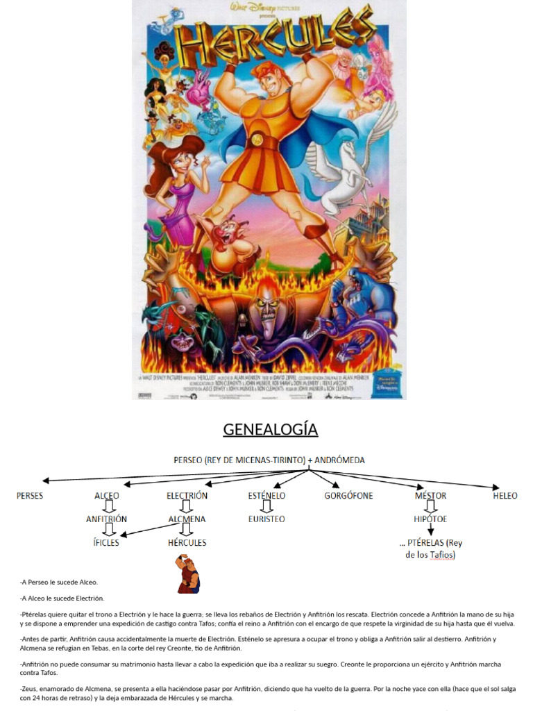 1) Hércules Powerpoint | PDF | Hera | Mitología griega