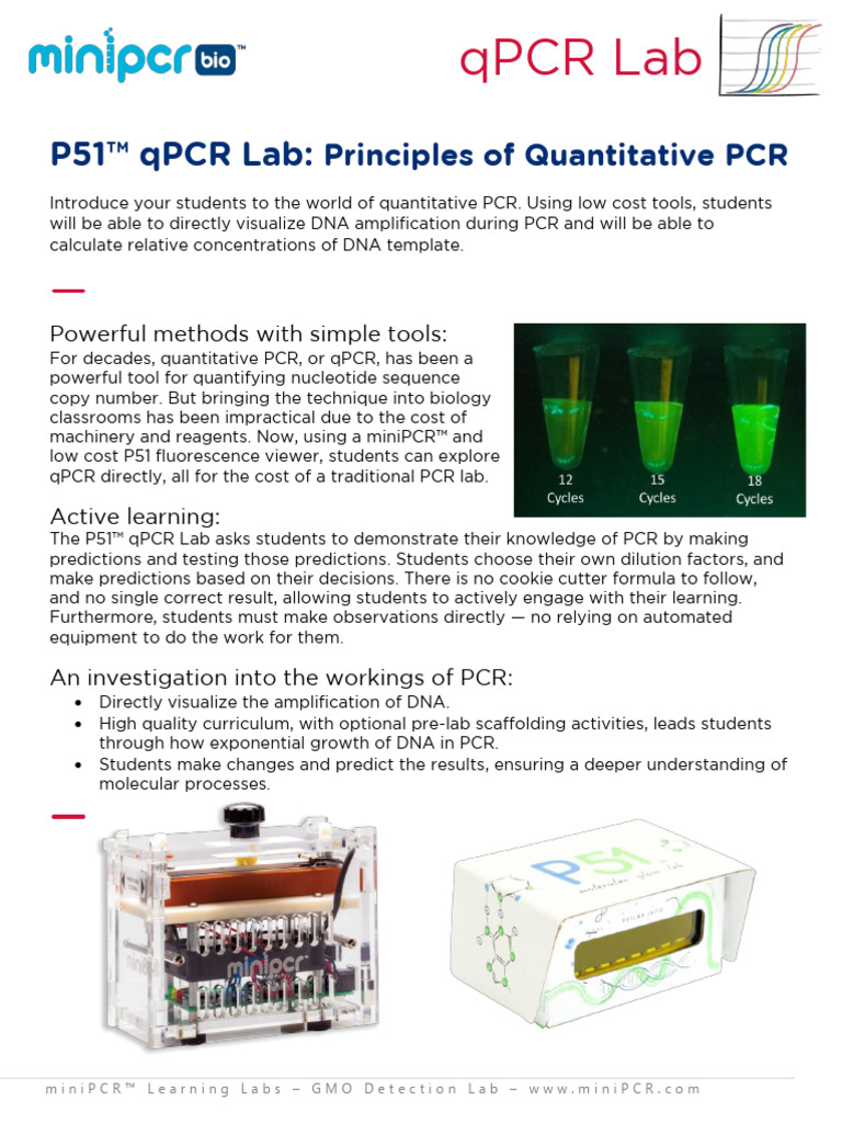 qPCR Workshop Handout | PDF | Real Time Polymerase Chain Reaction | Polymerase Chain Reaction