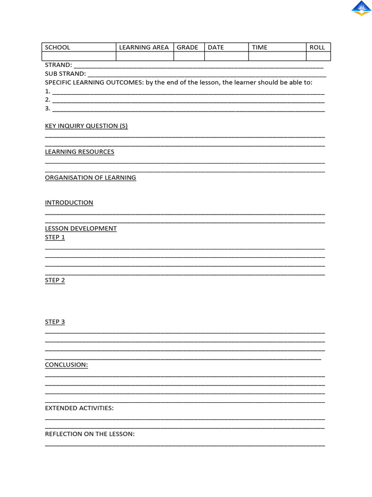 Maths Grade 6 Lesson Plans Term One | PDF | Mentorship | Learning