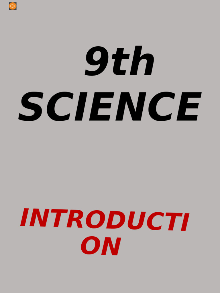 9th Science Introduction-Wps Office | PDF