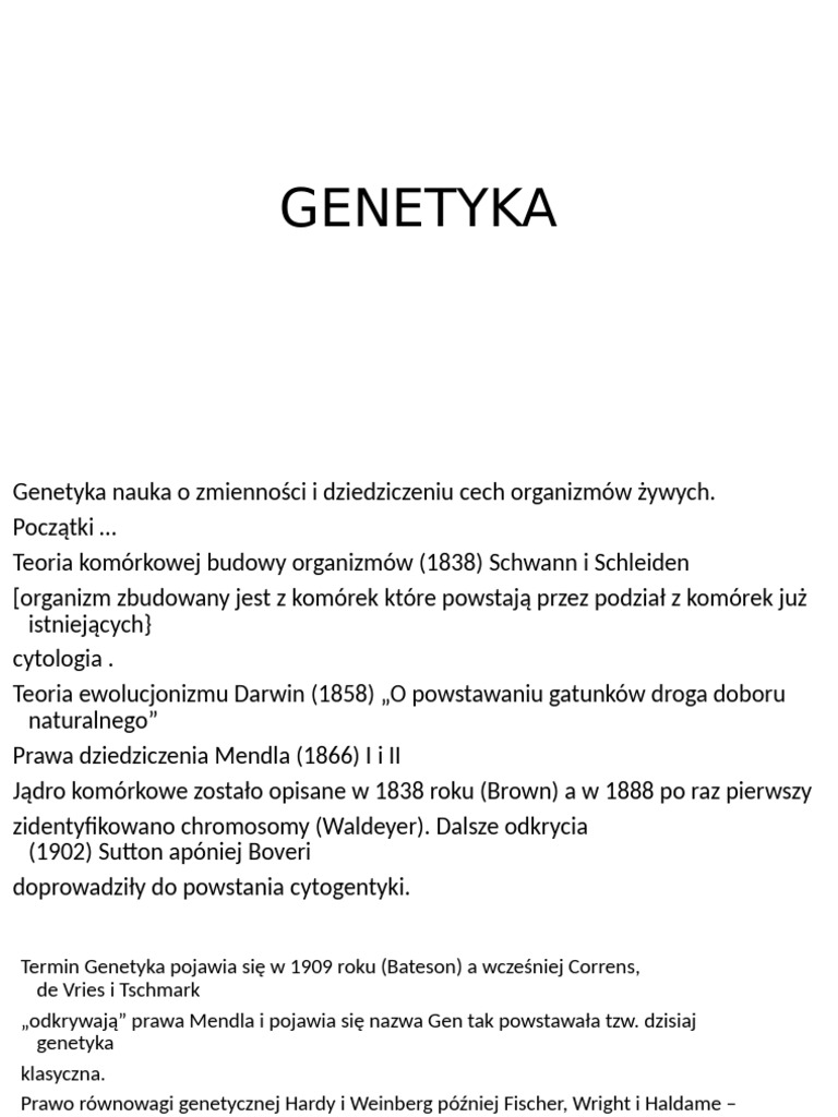 Basics of Genetics | PDF