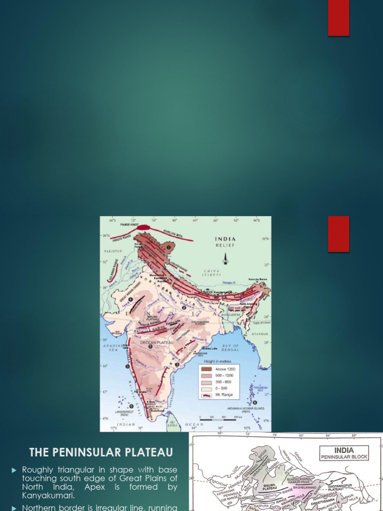 Peninsular Plateau | PDF | Plateau | Earth Sciences