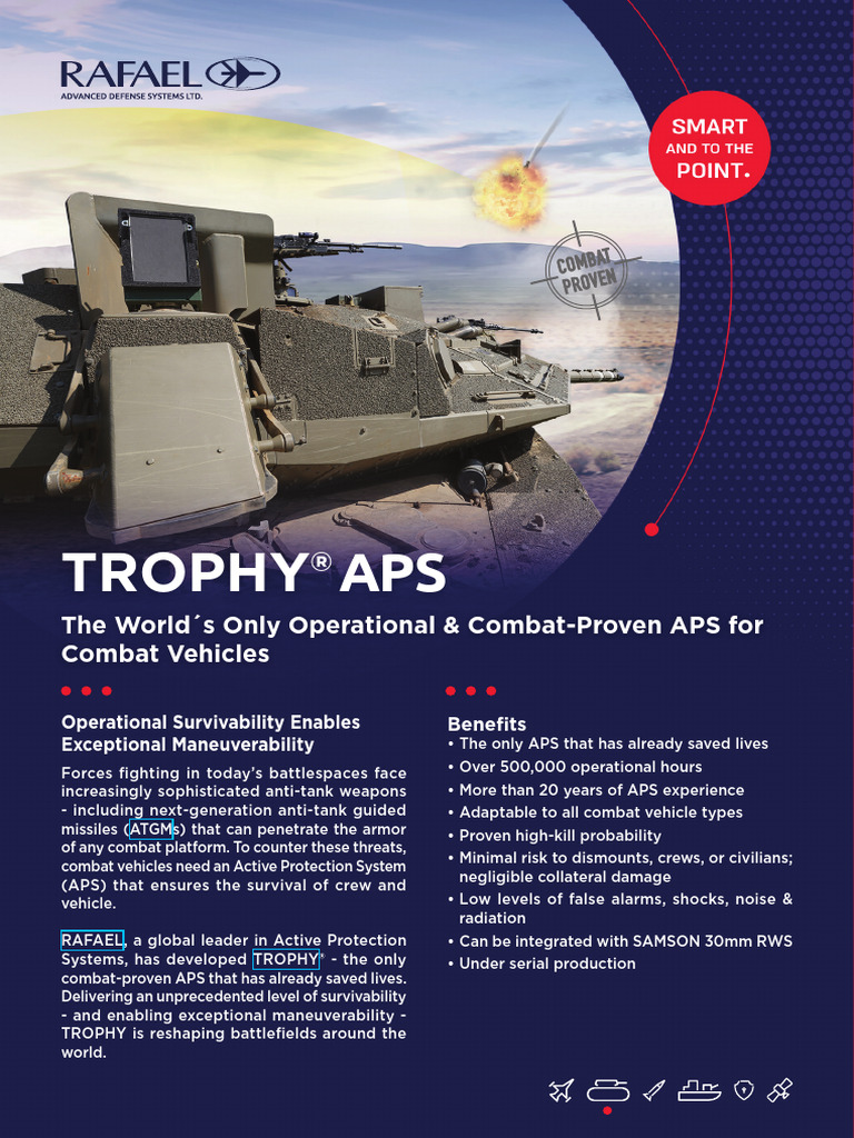 Trophy For Armored Vehicles | PDF | Armoured Vehicles | Vehicles