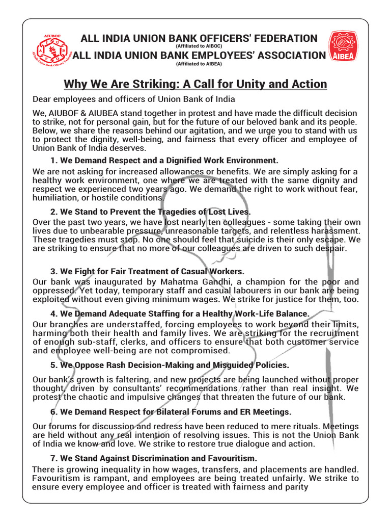 WHY WE ARE STRIKING | PDF | Strike Action | Justice