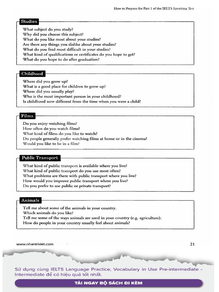Ielts Speaking Test | PDF