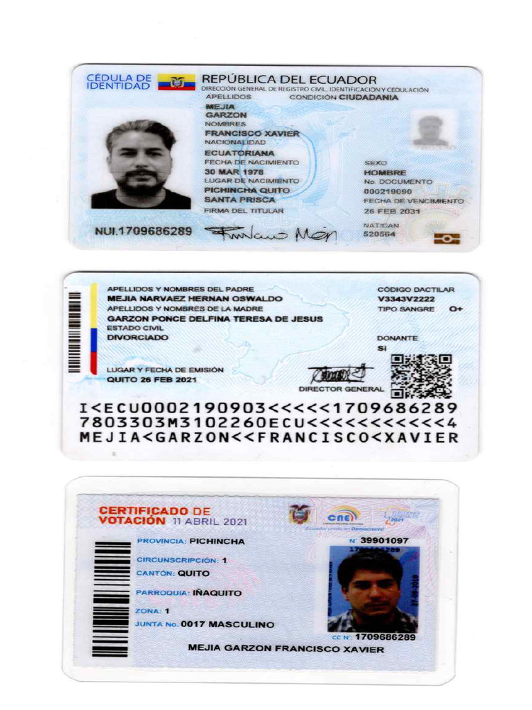 Francisco Cedula 2021 | PDF