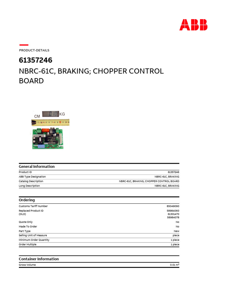 Industrial Control Board Info | PDF