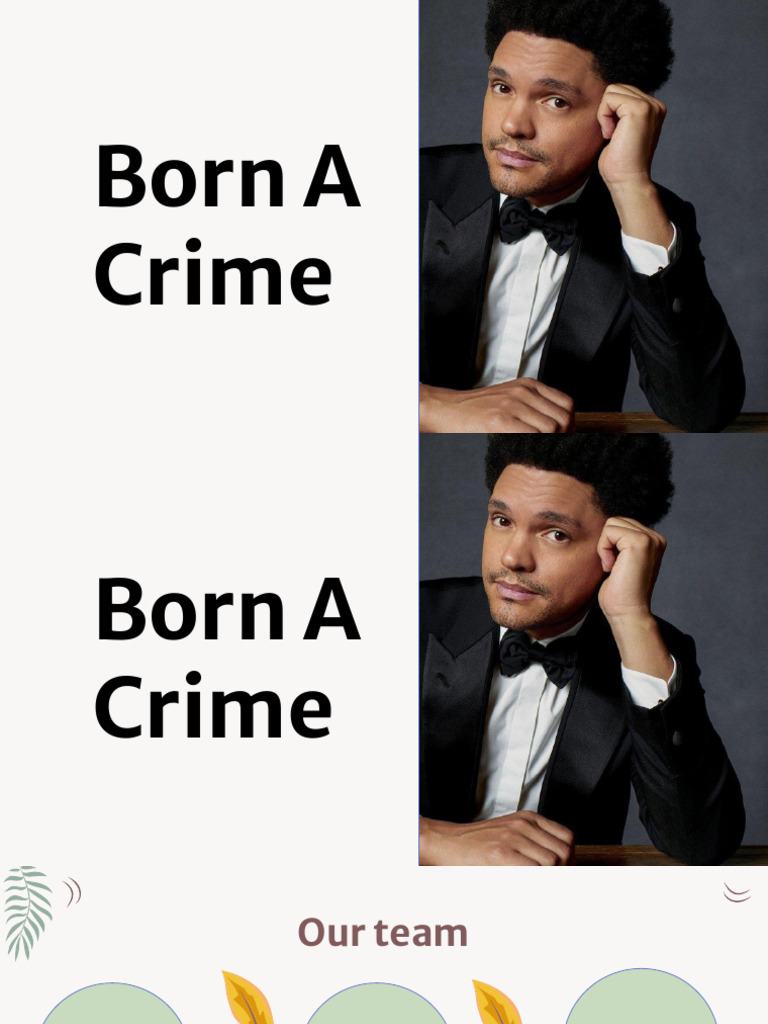 Born a Crime - Trevor Noah - 10 B | PDF | Plot (Narrative)