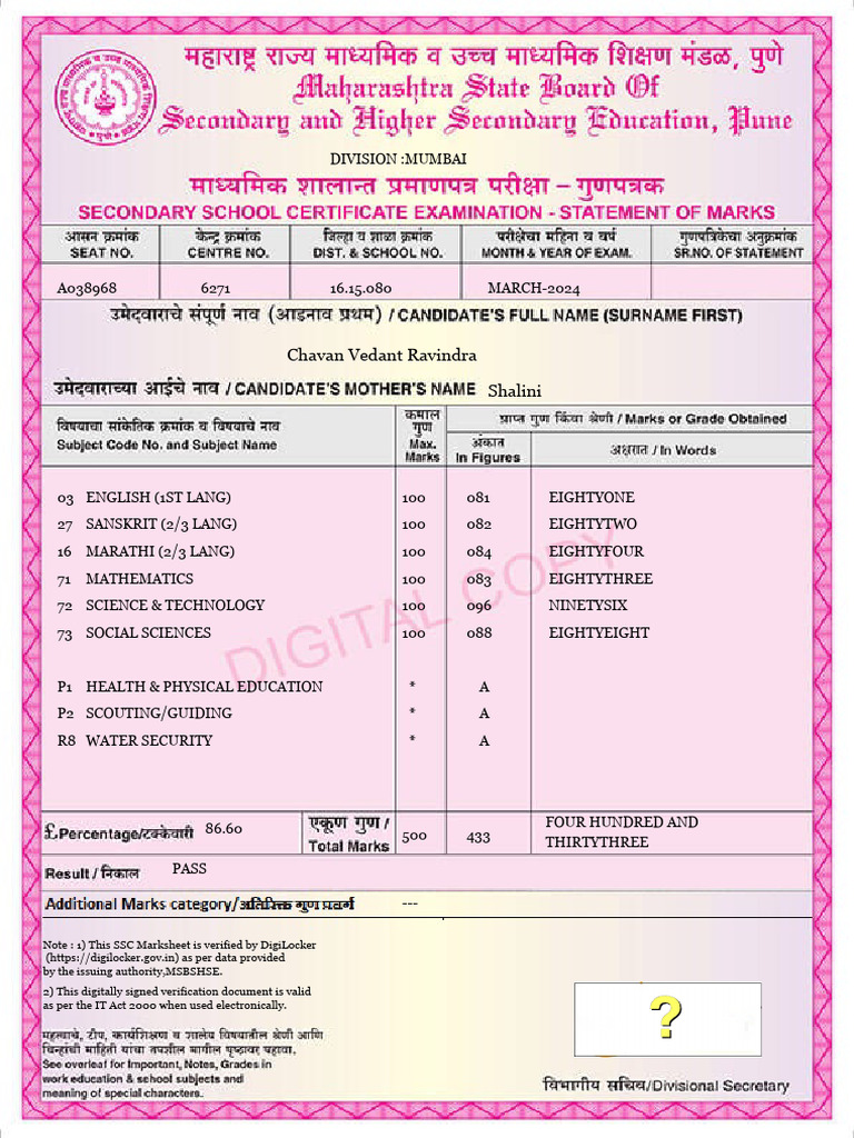 In Gov Maharashtra mahahsscboard-SSCER-20241A038968433 | PDF