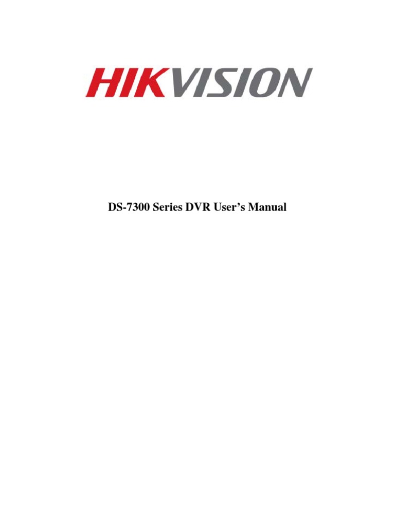 DS-7300 DVR User Manual V1.0 | PDF | Computer Keyboard | Button (Computing)