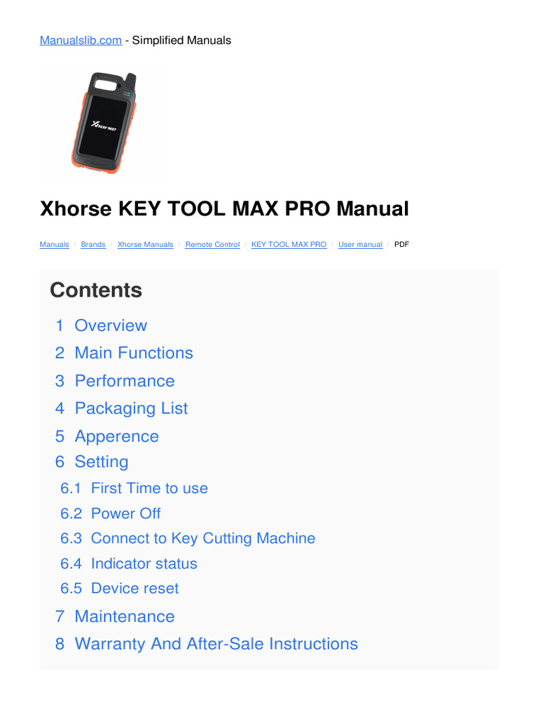 X Horse Key Master User Manual | PDF | Wi Fi | Bluetooth