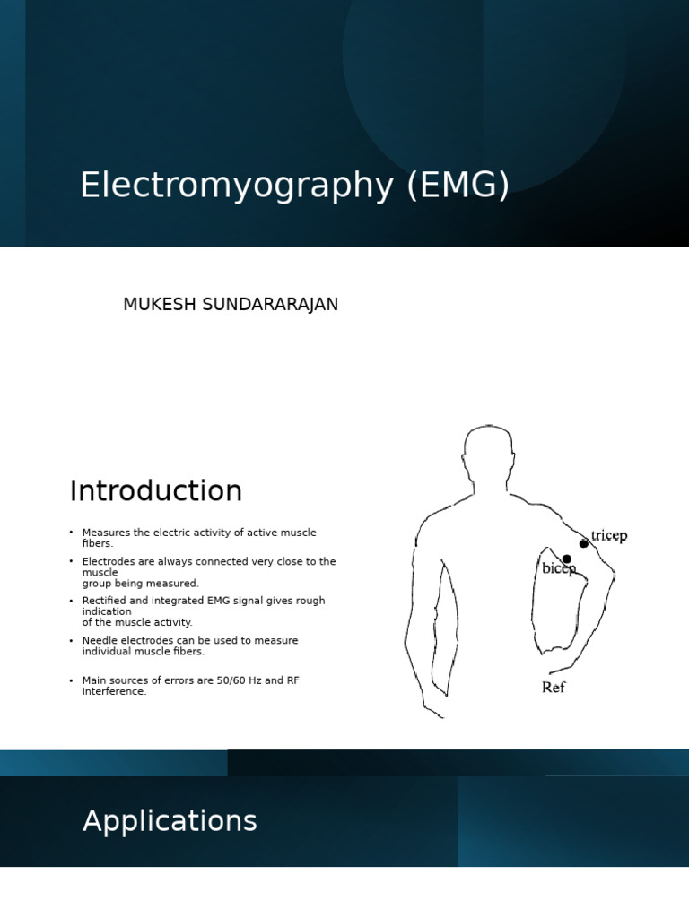 Electromyography (EMG) SSM | PDF | Electromyography | Electrical Engineering