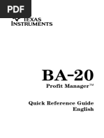 BA II Plus Calculator Usage Guide | PDF | Calculator | Mathematics