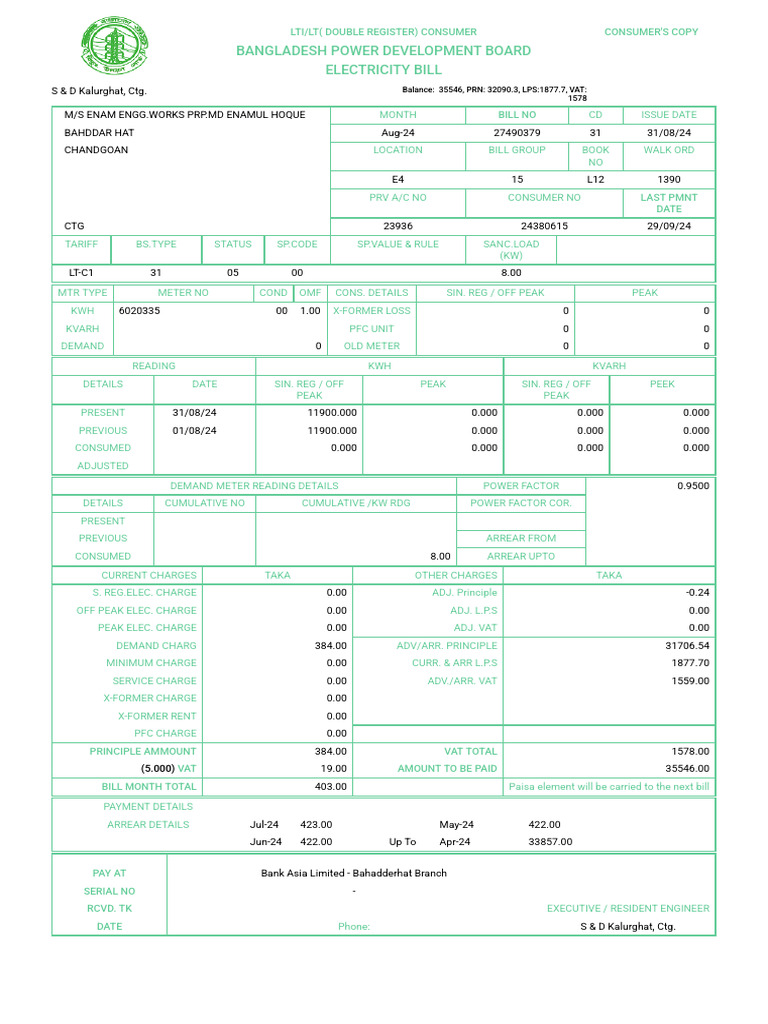 Bill Generation For LTI and HT Consumer | PDF | Electric Power ...