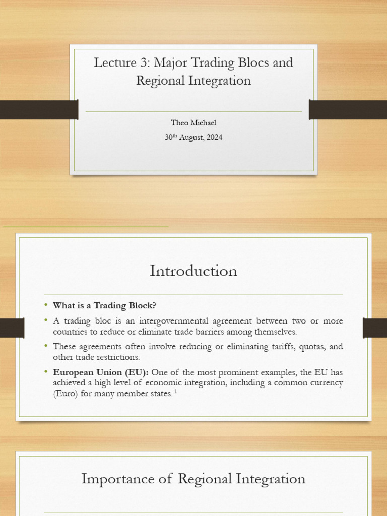 Major Trading Blocs Overview | PDF | North American Free Trade ...