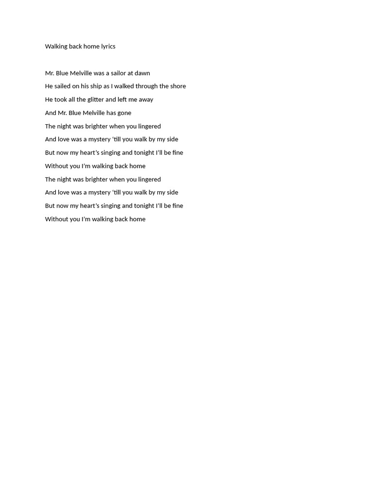 Lirik Lagu Bing W | PDF