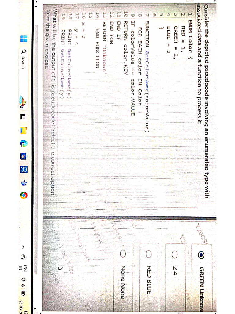 Pseudocode 25-08-2024 | PDF