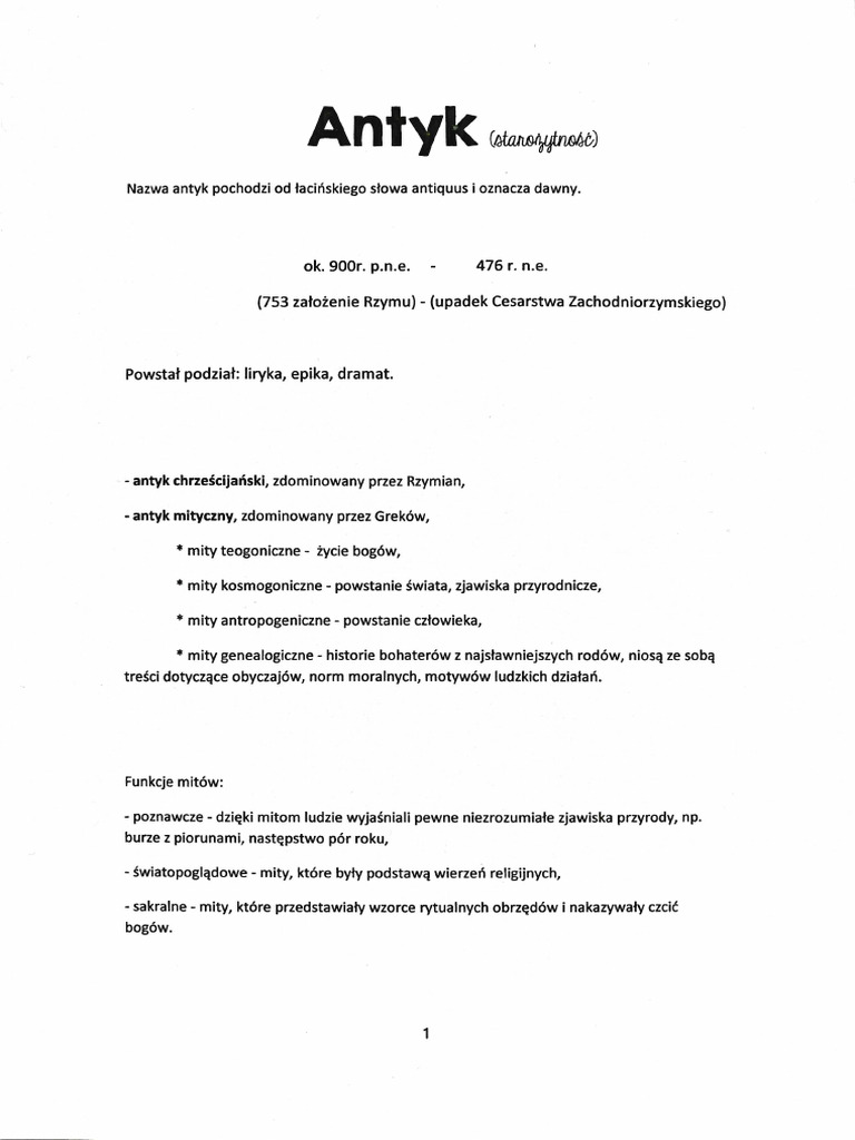 ANTYK | PDF