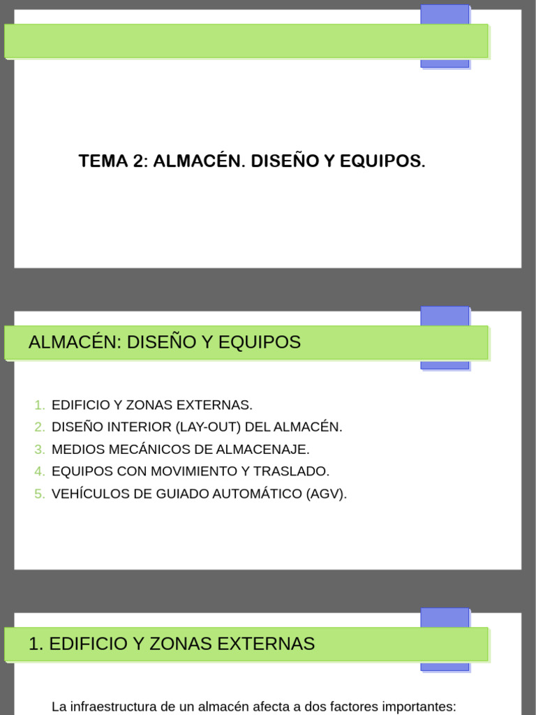 Tema 2 Lod | PDF | Almacén | Máquina elevadora