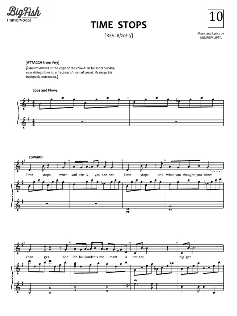 Time Stops - Big Fish | PDF