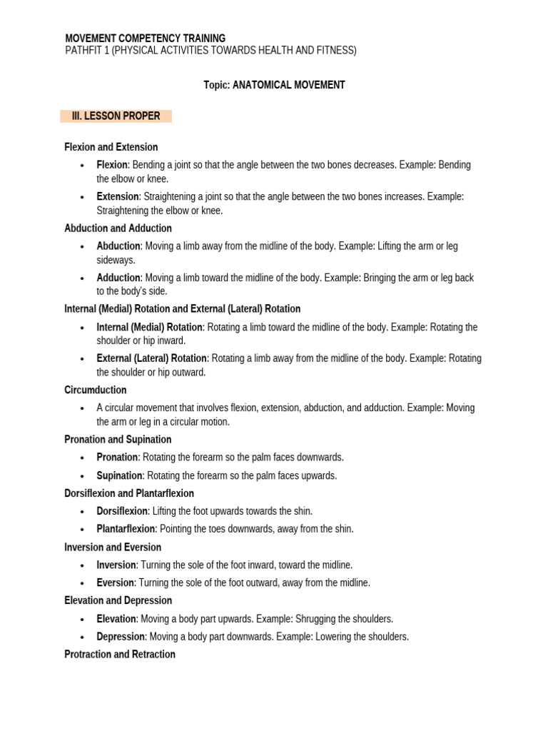 Pathfit 1 Module 7 Lesson Proper | PDF