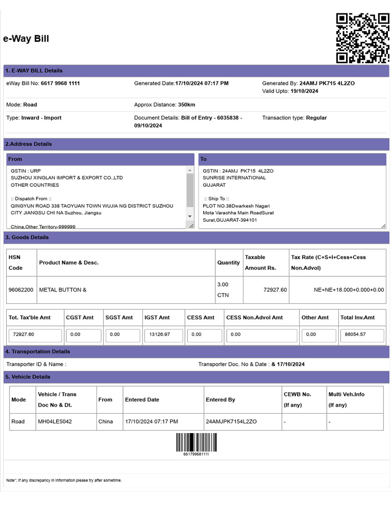 E-Way Bill System Detailed-10 | PDF | Economies | Governance