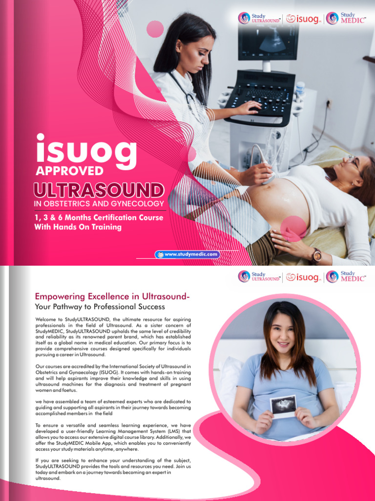 Course Brochure - USG Course - 2024 | PDF | Medical Ultrasound | Obstetrics