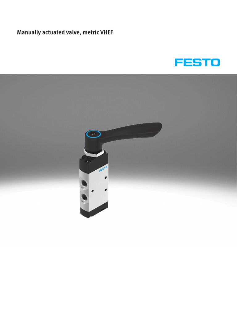 Catálogo FESTO Válvula 3.2 man | PDF | Valve | Actuator